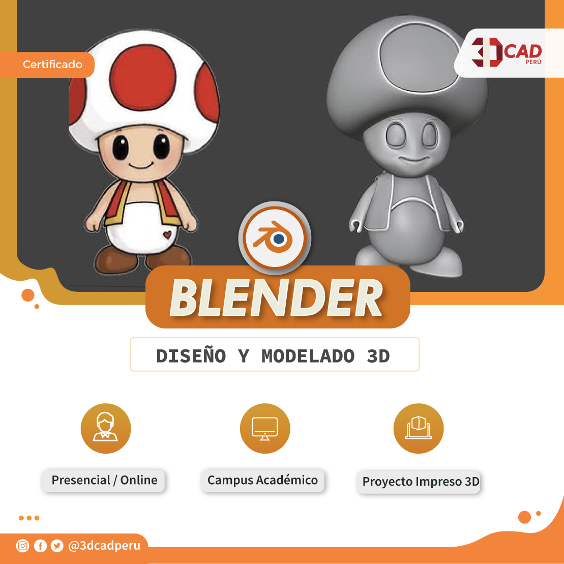 CURSO BLENDER - 3D CAD PERU