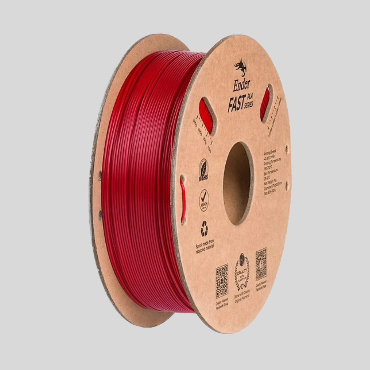 ENDER FAST PLA ROJO FUEGO - 3D CAD PERU