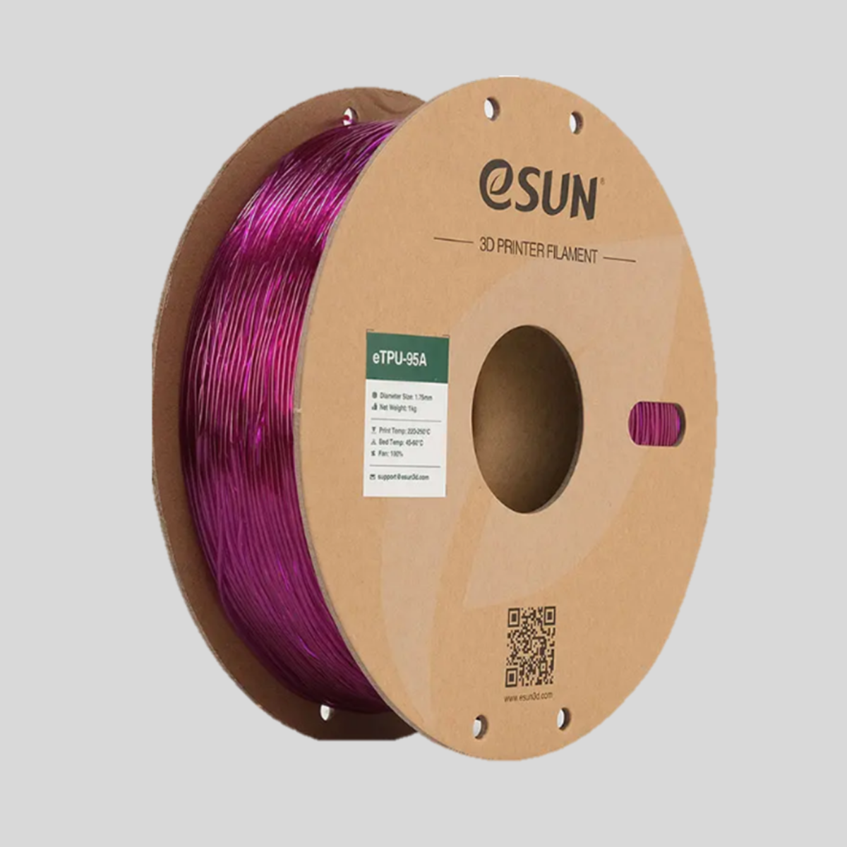 TPU ESUN MORADO TRANSPARENTE - 3D CAD PERU